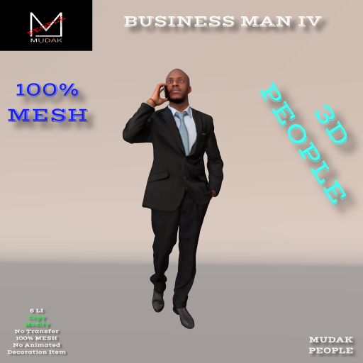 Second Life Marketplace - MUDAK PEOPLE - BUSINESS MAN IV